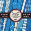 16 Blue Dream Patterns digital paper pack | DADARTDESIGN